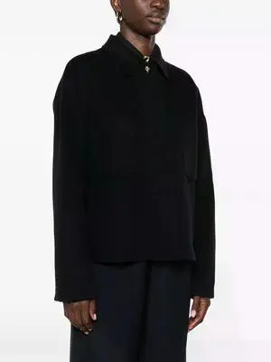 Fabiana Filippi Drop-shoulder Coat With Hardware Detail