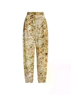 Moschino Sequin-embellished Pleated Trousers