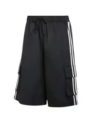 Adidas X Willy Chavarria Side-stripe Cargo Shorts - Black