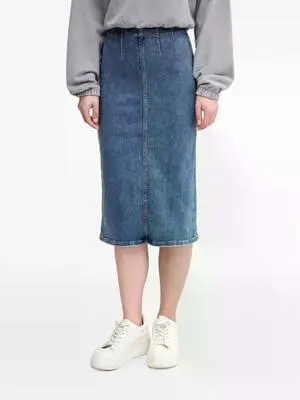 BENETTON Denim Midi Skirt