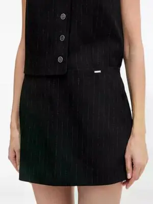 Guess Zanita Pinstriped Mini Skirt