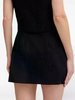 Guess Zanita Pinstriped Mini Skirt