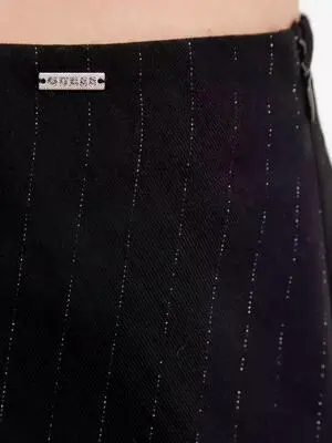 Guess Zanita Pinstriped Mini Skirt