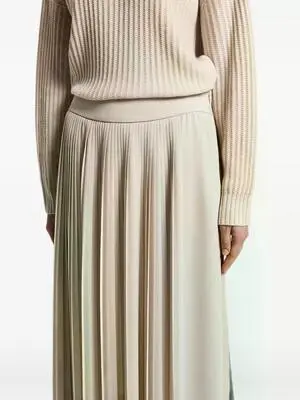 Peserico Pleated Maxi Skirt