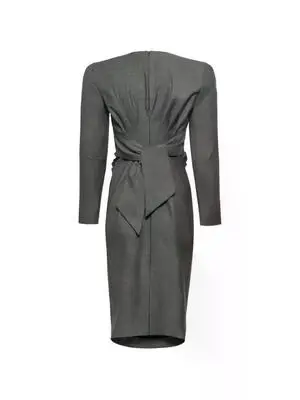 Magda Butrym Midi Bow-detail Ruched Dress