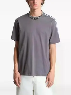 Y3 Gradient-stripes T-shirt - Grey