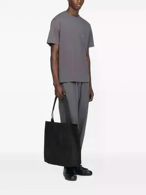 Y3 Logo-print Side-stripe T-shirt