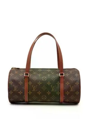 LOUIS VUITTON 2000 Monogram Papillon 30 Handbag - Brown