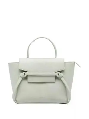 Celine 2020 Nano Grained Calfskin Belt Bag Satchel - Grey