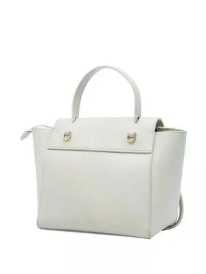 Celine Grained Calfskin Belt Bag Satchel - Grey