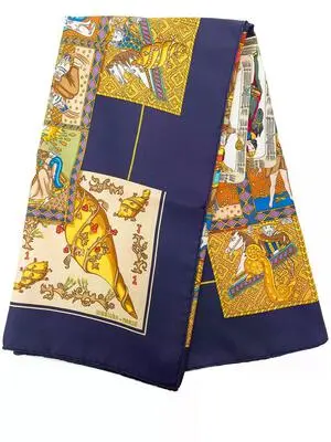 Hermès 1991 Le Tarot Silk Scarf 90 Scarves
