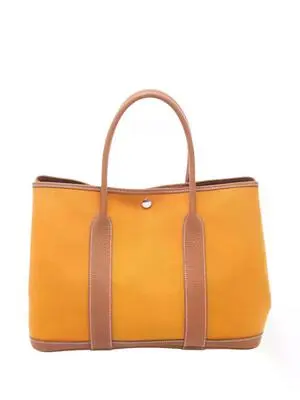 Hermès Toile And Negonda Garden Party 36 Tote Bag - Orange