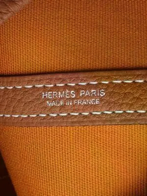 Hermès Toile And Negonda Garden Party 36 Tote Bag - Orange
