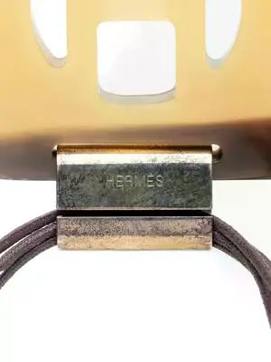 Hermès Buffalo Horn Pendant Necklace