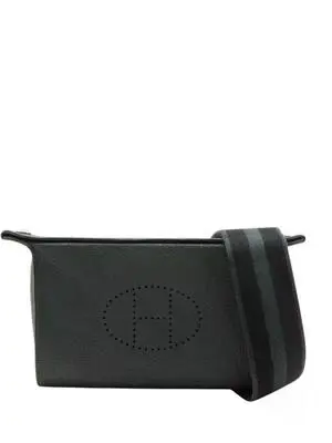 Hermès 2023 Togo Videpoches Crossbody Bag - Green