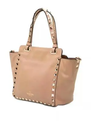 Valentino Garavani 2000-2017 Mini Leather Rockstud Trapeze Satchel
