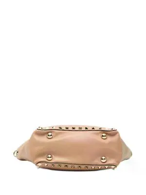 Valentino Garavani 2000-2017 Mini Leather Rockstud Trapeze Satchel