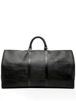 LOUIS VUITTON 1997 Epi Keepall 55 Travel Bag - Black
