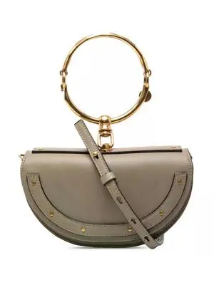Chloé 2018 Mini Calfskin Nile Bracelet Satchel - Grey