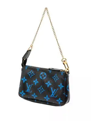 LOUIS VUITTON 2016 Colored Monogram Mini Pochette Accessories Handbag
