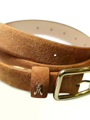 Patrizia Pepe Logo Detail Square Buckle Belt