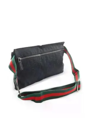 Gucci Gg Canvas Belt Bag - Black