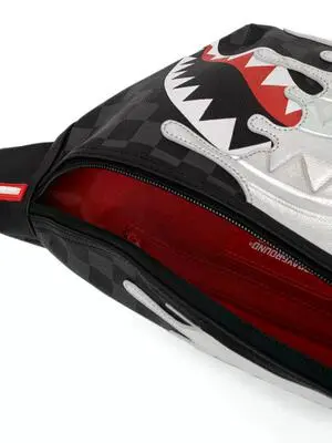SPRAYGROUND Check-print Shark Mouth Belt Bag