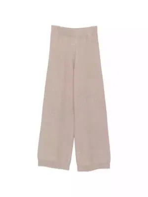 Fabiana Filippi Sequin-embellished Knitted Trousers - Neutrals