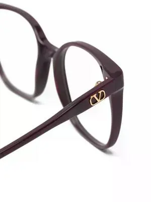 Valentino Garavani Vlogo Square-frame Glasses
