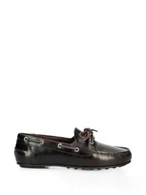 Gant Lace-up Leather Loafers - Brown