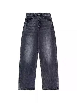 Armani Exchange Five-pocket Acid-wash Jeans - Grey