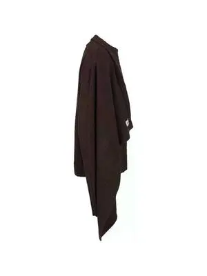 Attico Draped-detailing Button-up Cardigan