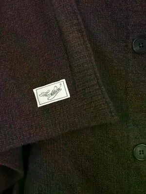 Attico Draped-detailing Button-up Cardigan