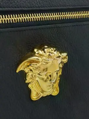 Versace La Medusa Palazzo Leather Clutch Bag
