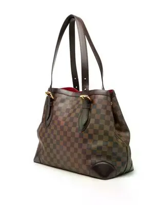 LOUIS VUITTON 2007 Damier Ebene Hampstead Mm Tote Bag