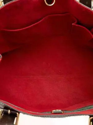 LOUIS VUITTON 2007 Damier Ebene Hampstead Mm Tote Bag
