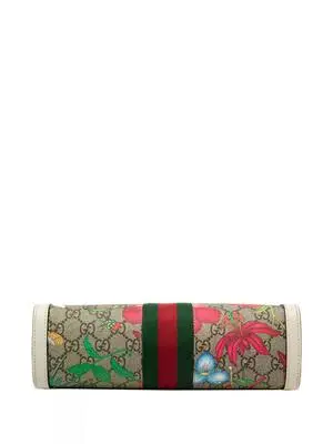 Gucci 2000-2015 Small Gg Supreme Flora Web Ophidia Chain Crossbody Bag