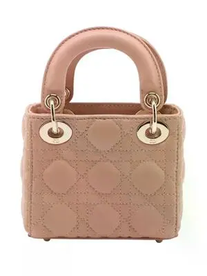 Dior 2021 Micro Lambskin Cannage Lady Satchel
