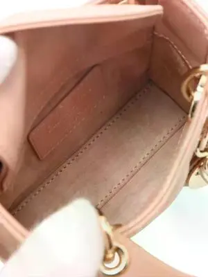 Dior 2021 Micro Lambskin Cannage Lady Satchel