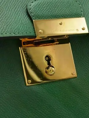 Hermès 1996 Courchevel Kirius Clutch Bag