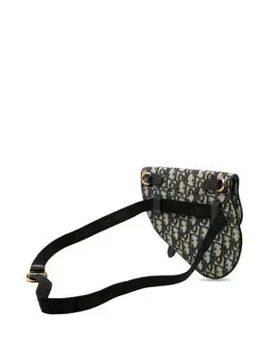 Dior 2019 Oblique Canvas Saddle Belt Bag