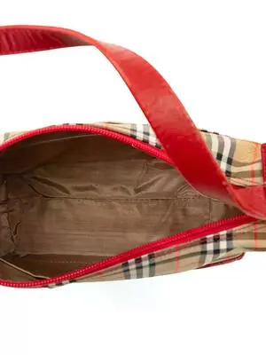 Burberry 2000-2026 Haymarket Check Canvas Shoulder Bag