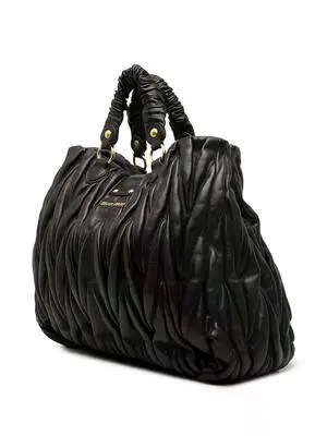 Miu Miu 2010-2026 Matelasse Nappa Coffer Satchel