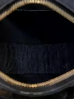 Saint Laurent Croc Embossed Patent Leather Camera Bag