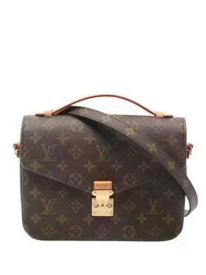 LOUIS VUITTON 2020 Monogram Pochette Metis Satchel - Brown