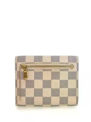 LOUIS VUITTON 2006-2009 Damier Azur Koala Wallet Small Wallets - White