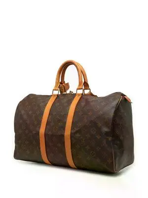 LOUIS VUITTON Monogram Keepall 45 Travel Bag