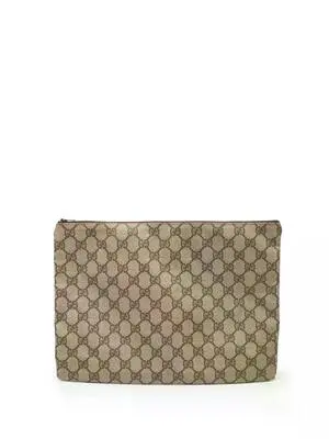 Gucci 20th Century Gg Supreme Clutch Bag - Neutrals