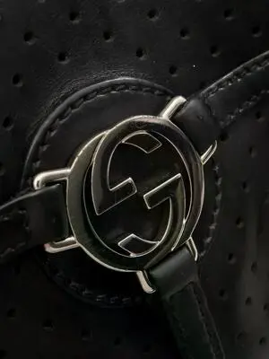 Gucci 2010s Interlocking G Perforated Handbag