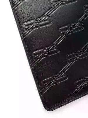 Balenciaga 2010s Bb Logo-monogram Clutch Bag - Black